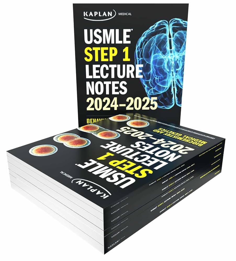 Kaplan Preclinical USMLE Step 1 Lecture Notes 2024 – 2025 7Book Set ...