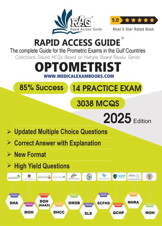 Optometrist MCQ Book | Prometric Exam Questions – 2025 – Rapid Access ...